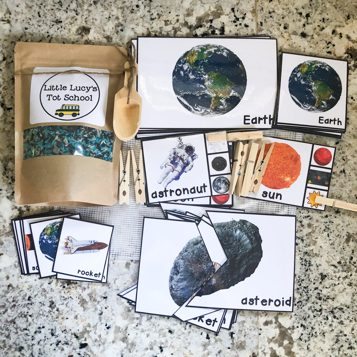 Space Tot School Bundle – Little Lucy's Tot School