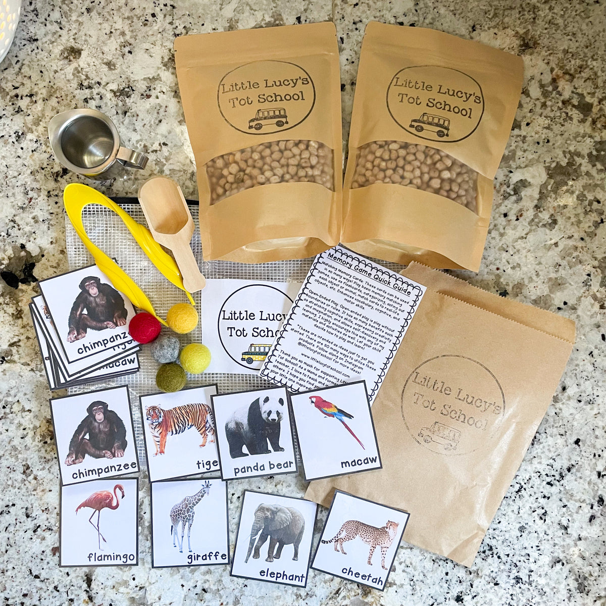 Zoo Sensory Bundle – Little Lucy's Tot School